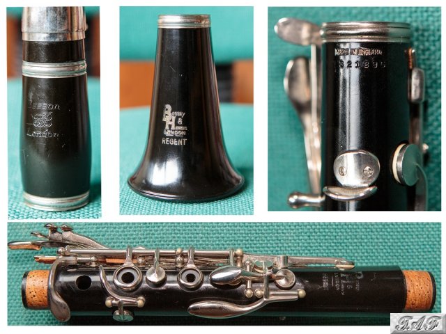 Boosey & Hawkes Regent B-Flat clarinet with Besson mouthpiece - Item MI ...